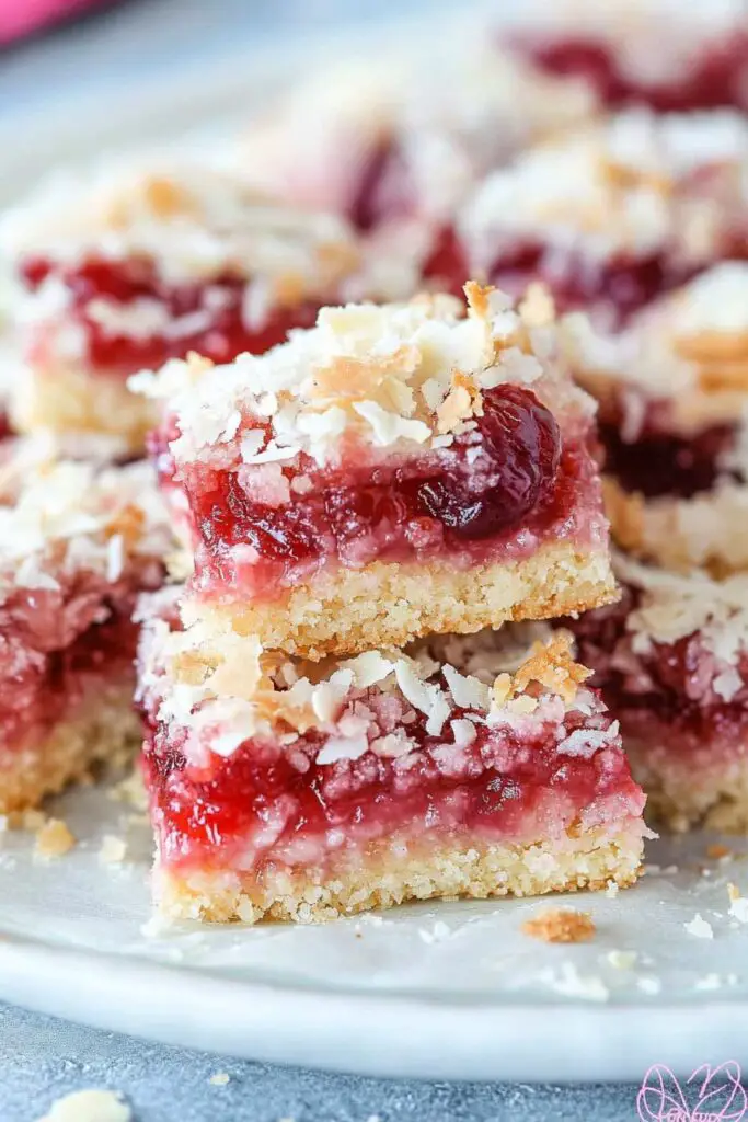 Raspberry Coconut Bars: A Delicious Dessert Recipe - Cuisine Joyeuse