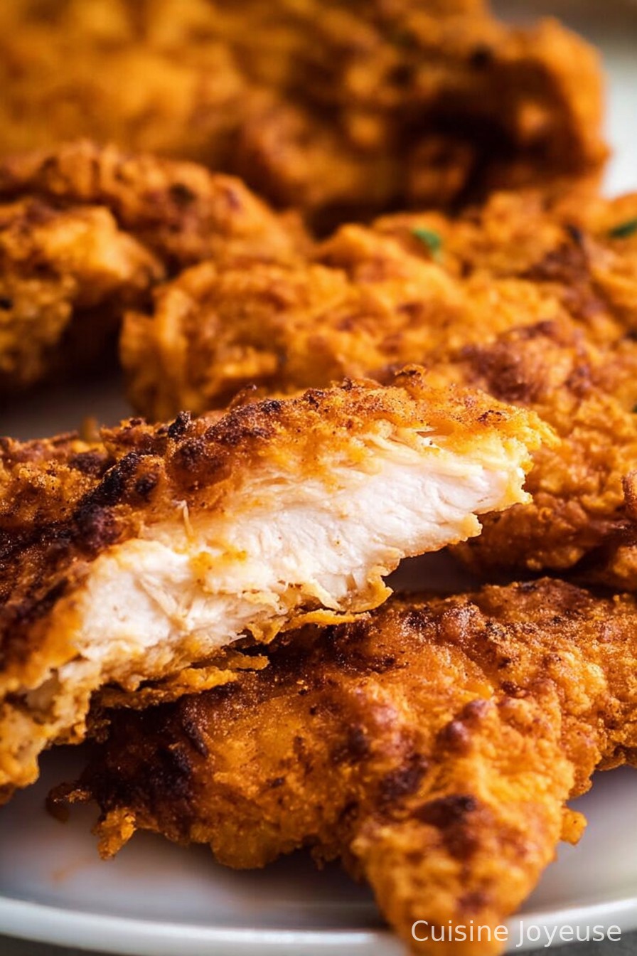 Crispy Oven Fried Chicken - Cuisine Joyeuse