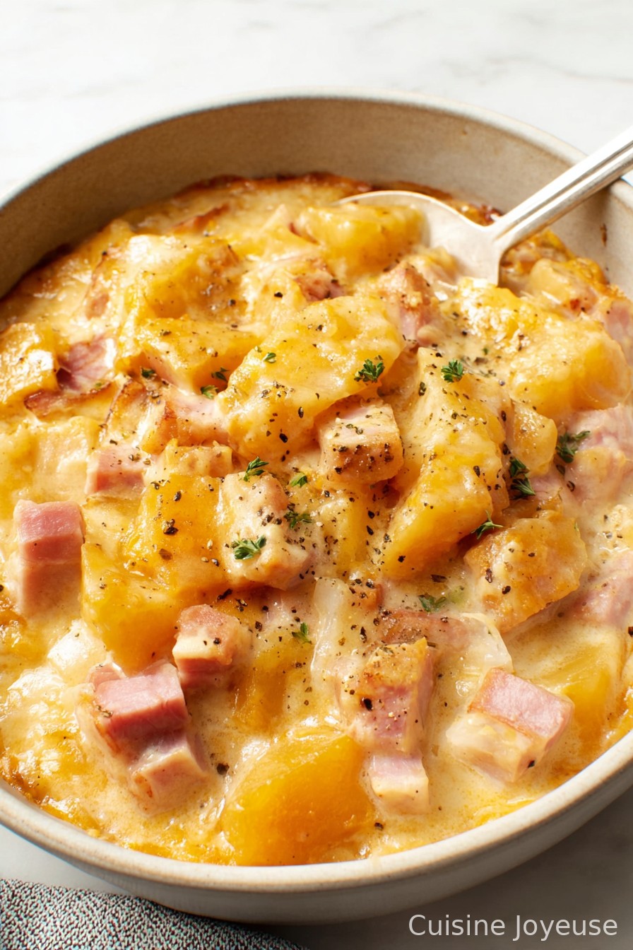 Easy Ham and Potato Casserole - Cuisine Joyeuse