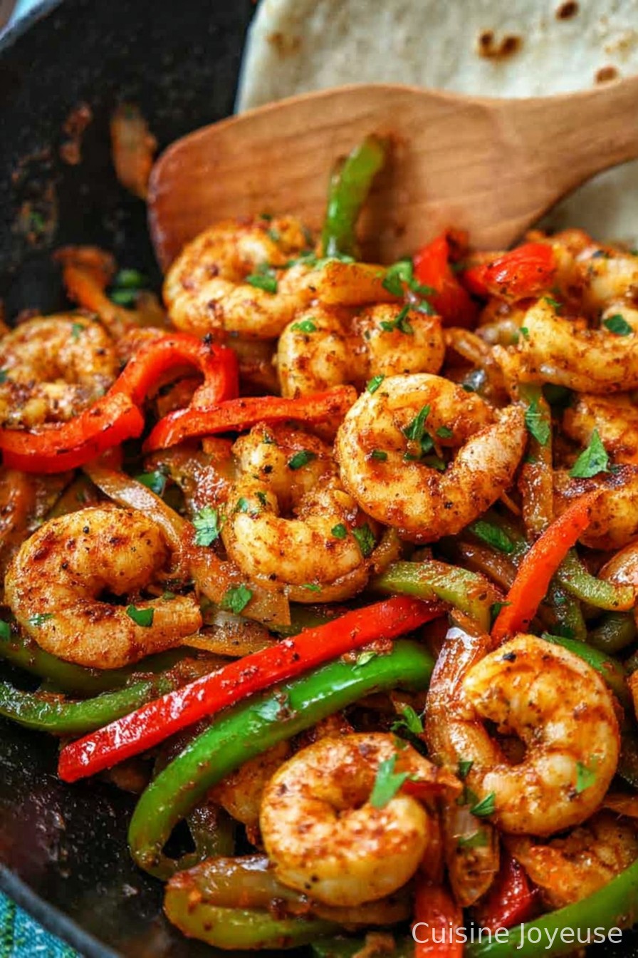Shrimp Fajitas - Cuisine Joyeuse